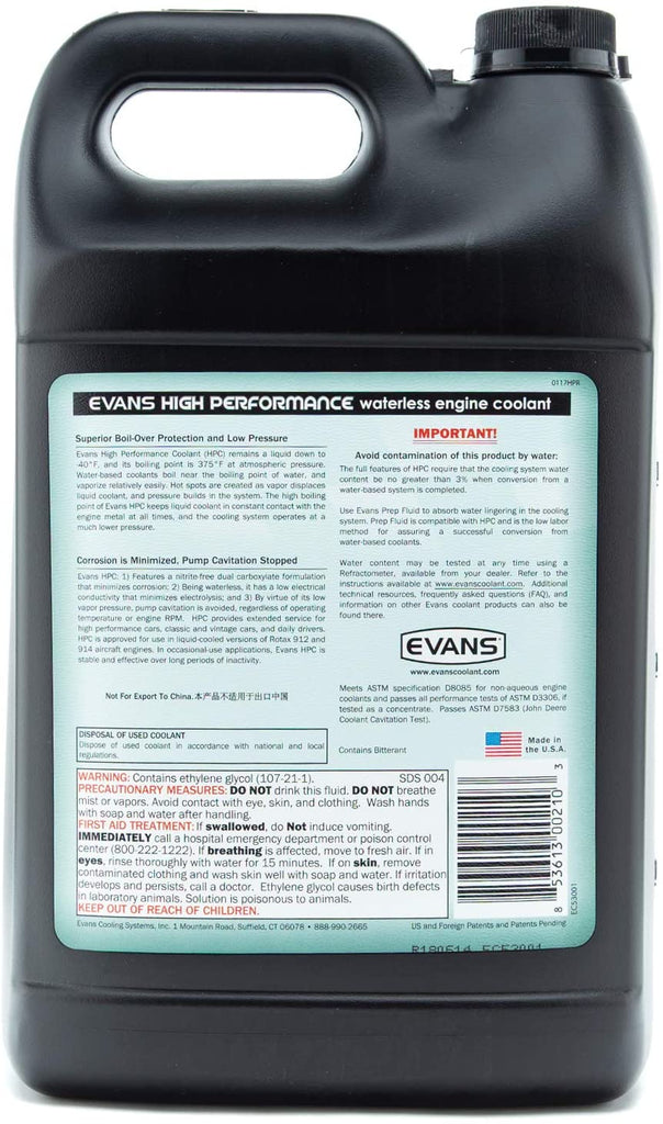 EVANS Cooling Systems EC53001 High Performance Waterless Engine Coolan ...