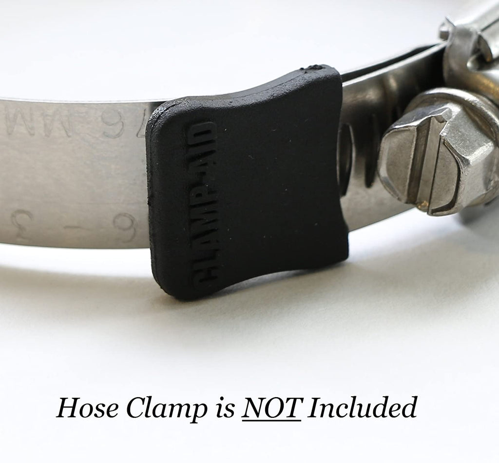 CLAMP-AID ATV Radiator Black Hose Clamp end Covers for 1/2" Wide Bands ...