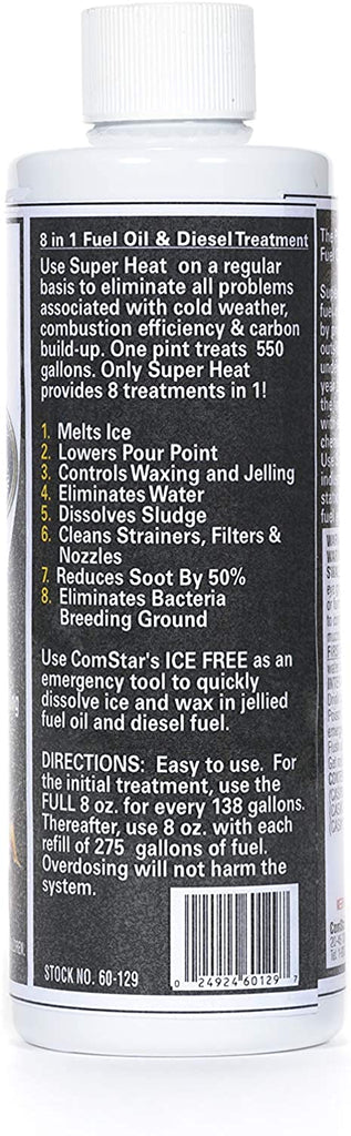 Comstar 60-145 Super Heat 8-in-1 Heating and Fuel Oil Treatment (Tip a ...