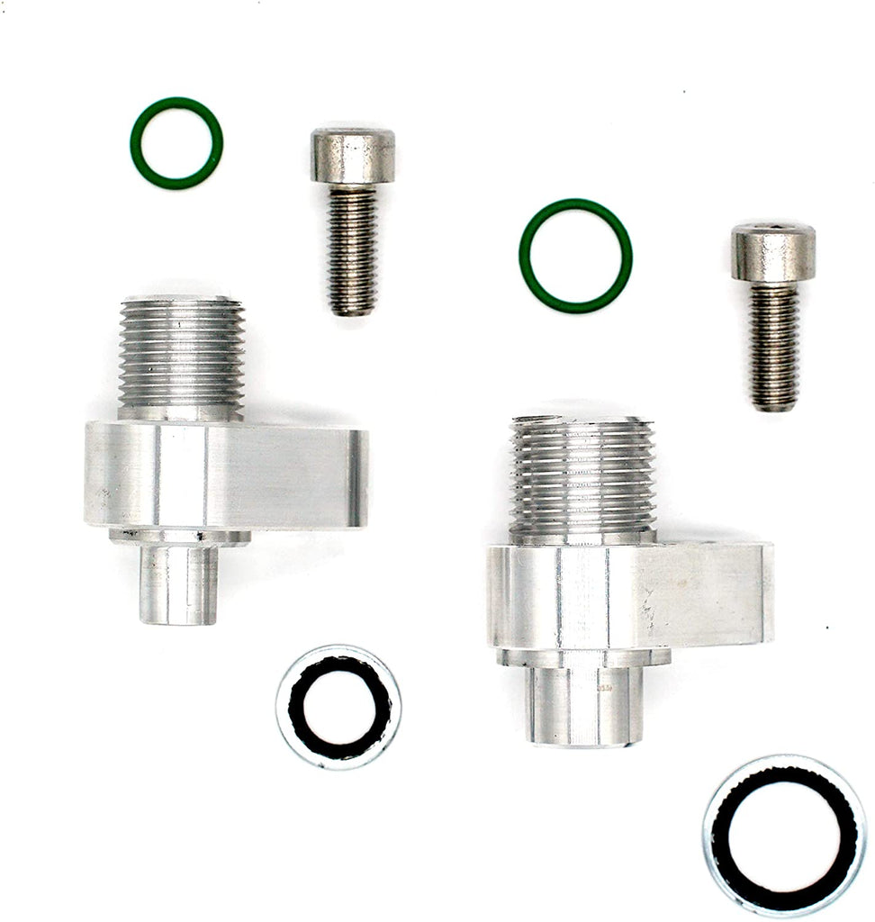 Chap Performance LS Swap AC Compressor adapter fittings for Denso 10S1 ...