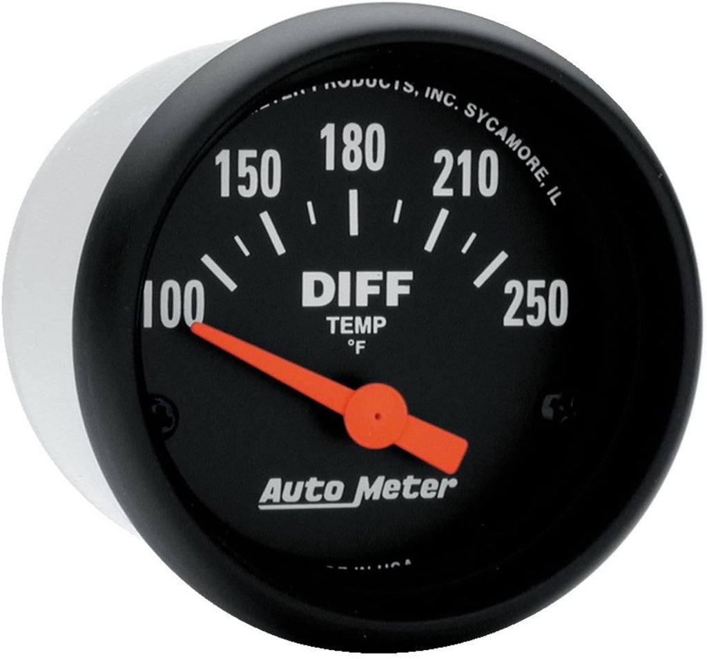 AUTO METER 2636 Z-Series Electric Differential Temperature Gauge ...