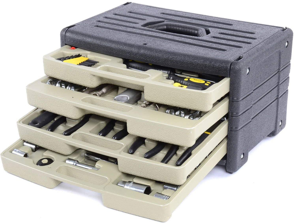 JEGS Performance Products 80428 Tool Set 99-Piece 4 Drawer Carry Case ...