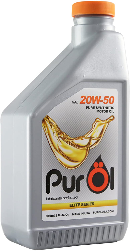 PurOl Elite Synthetic Motor Oil 20w50 1-liter Bottle – PartLimit
