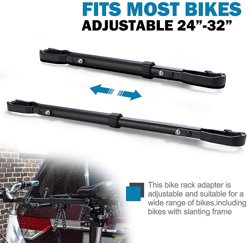 BUNKER INDUST Bike Bar Bicycle Top Tube Cross-bar Rack, Adjustable Fra ...