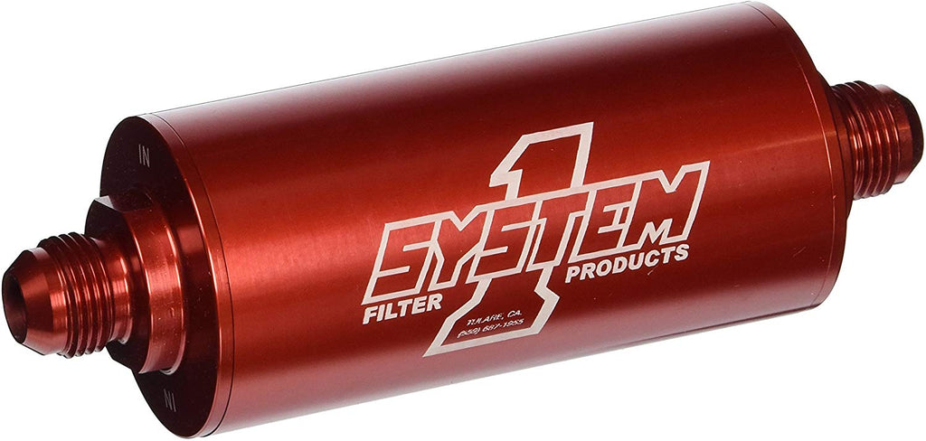 System One 201-203408 Billet Inline Fuel Filter – PartLimit