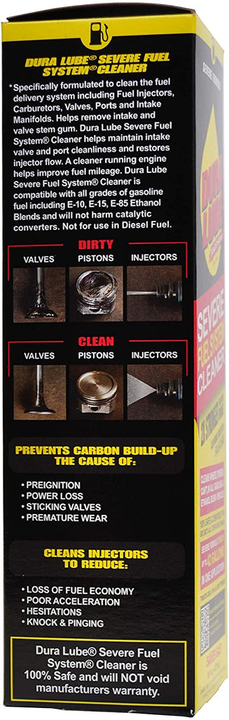 DURA LUBE HL-40199-06-6PK Severe Fuel System Cleaner, 16-Ounce, 6-Pack ...