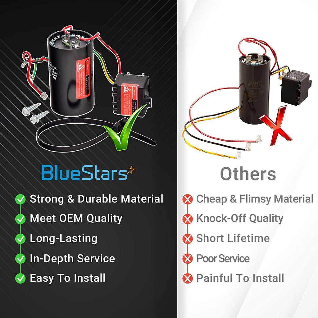 [NEW] 5-2-1 CSR-U3 Compressor Saver AC Hard Start Capacitor by Blue St ...