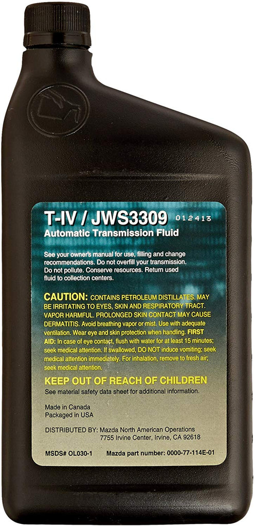 Genuine Mazda Fluid (0000-77-114E-01) T-IV/JWS-3309 Automatic Transmis ...
