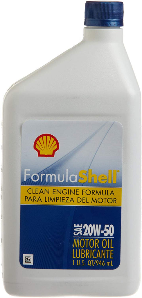 Formula Shell Conventional 20W-50 Motor Oil (1 Quart, Case of 12 ...