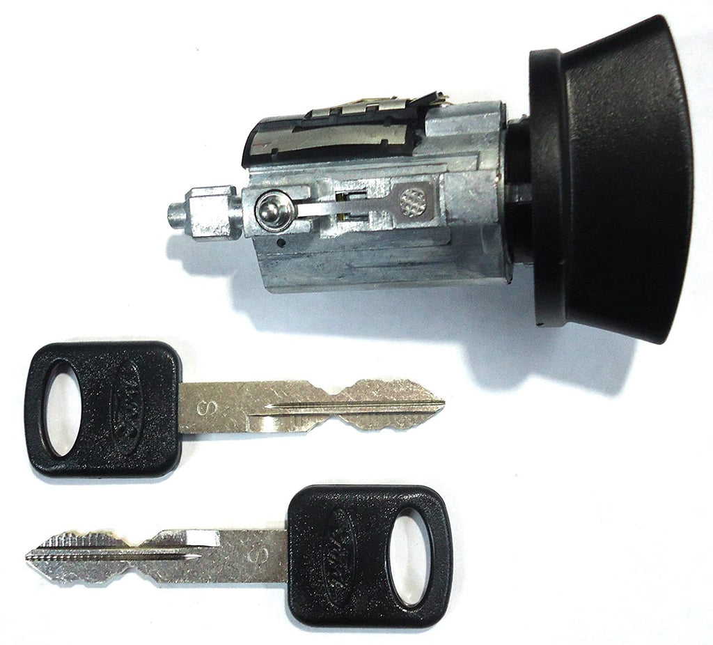LC6177 Ford Ignition Switch Lock Cylinder with 2 Ford Oem Logo Non-tra ...