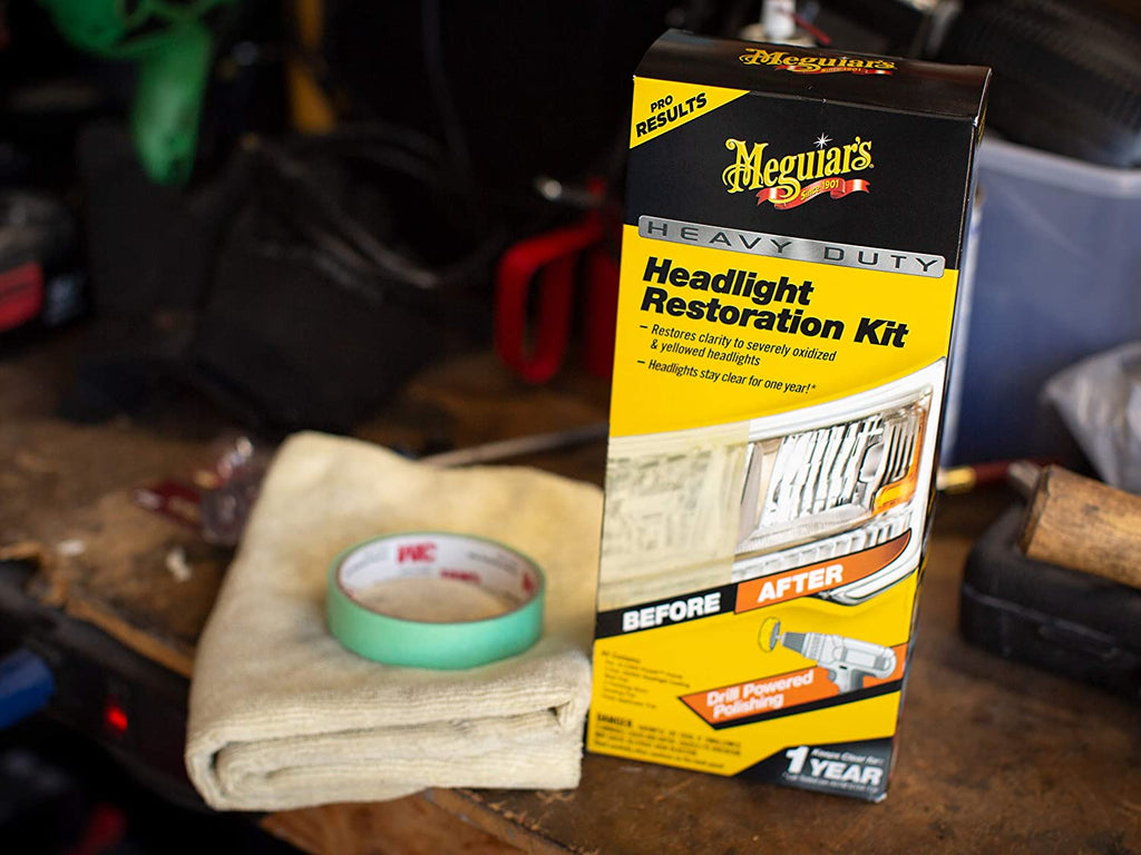 Meguiar's G2980 Heavy Duty Headlight Restoration Kit – PartLimit