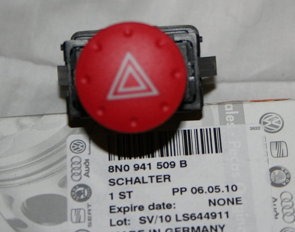 GENUINE VW/AUDI Hazard Switch with Relay 8N0941509B – PartLimit