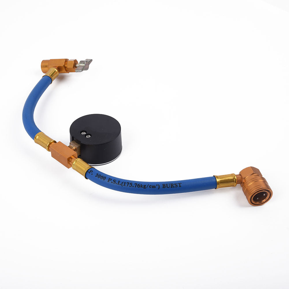 R134A to R12 R22 Refrigerant Recharge Hose Pipe with Can Tap Pressure ...