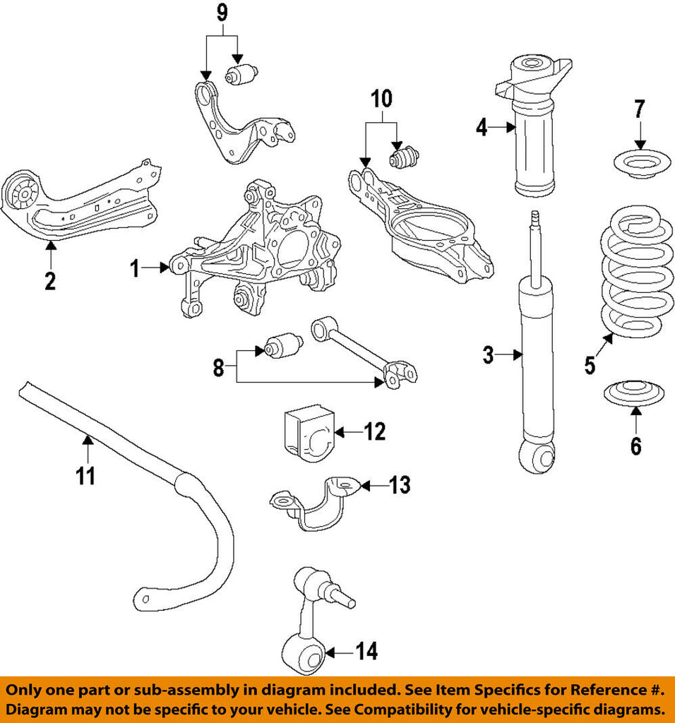 TOYOTA OEM 2018 Camry Rear Suspension-Upper Control Arm 4877006010 ...