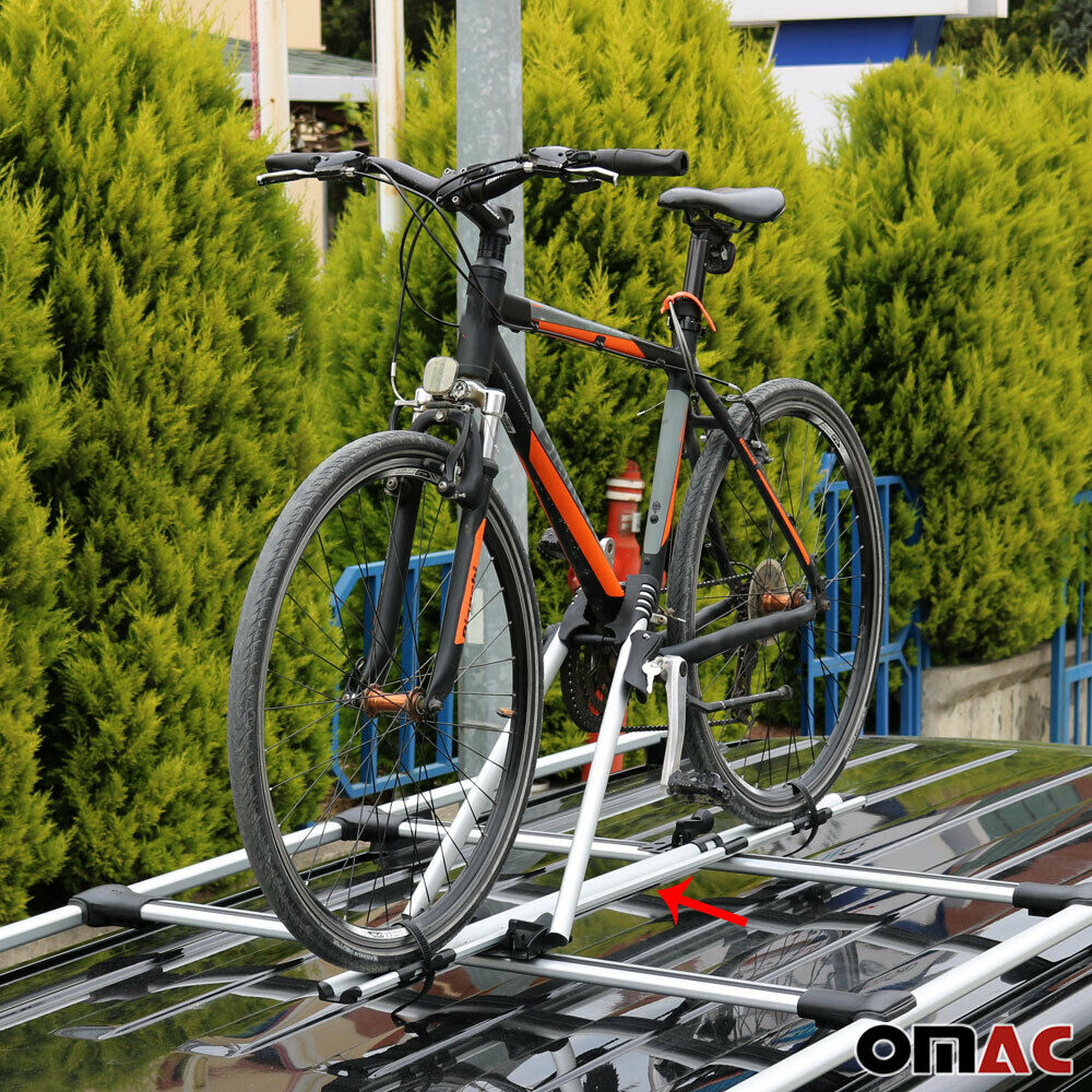 Roof Bike Bicycle Carrier Rack Mount Alu Silver For Nissan Rogue Sport ...