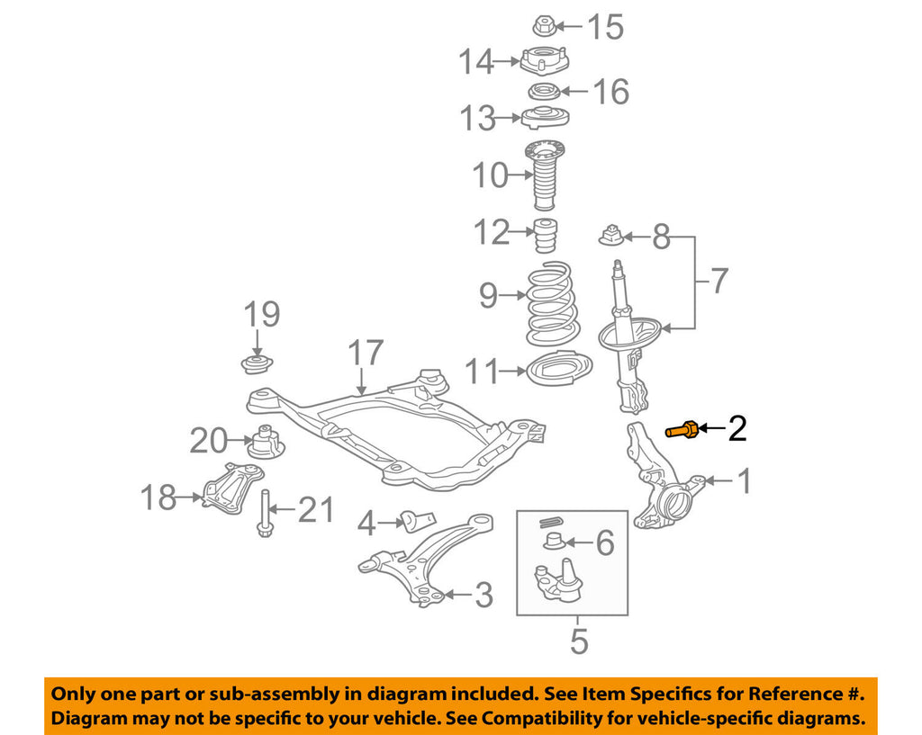 TOYOTA OEM Front-Steering Knuckle Spindle Bolt 9010517013 – PartLimit