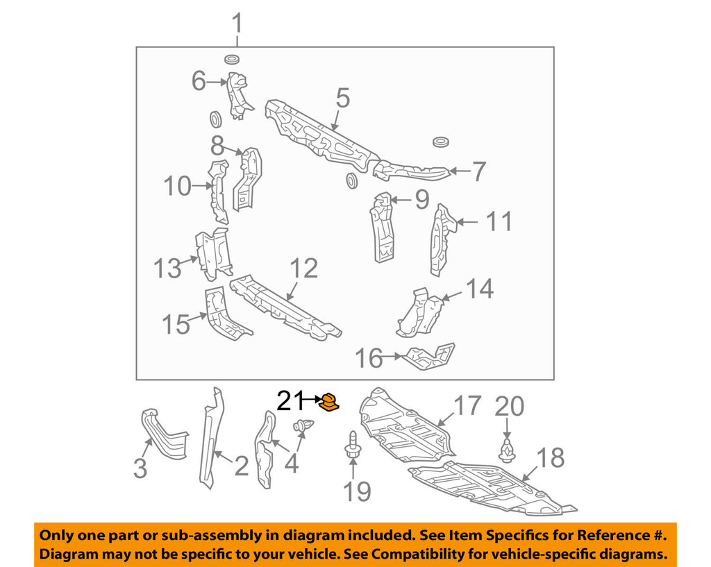 TOYOTA OEM Front Bumper-Bumper Cover Grommet 9018906193 – PartLimit